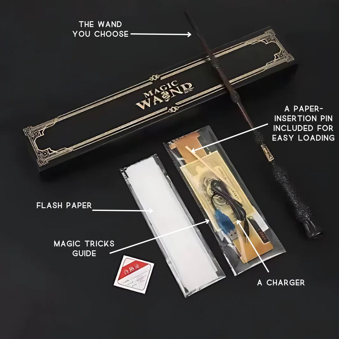 Magic wand that casts spells – Lumosflames